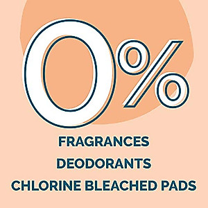 Seventh Generation Pantiliners Pads Absorbent pads Light Absorbency Chlorine Free Pads 100 count