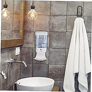 SHERCHPRY 2pcs Water Tray Dispenser Catch Tray Automatic Drip Tray Bubble Soap Cup Tray Dispenser Drip Tray Foam Soap Auto Soap Dispenser Clothes Washing Powder White Leakproof Abs