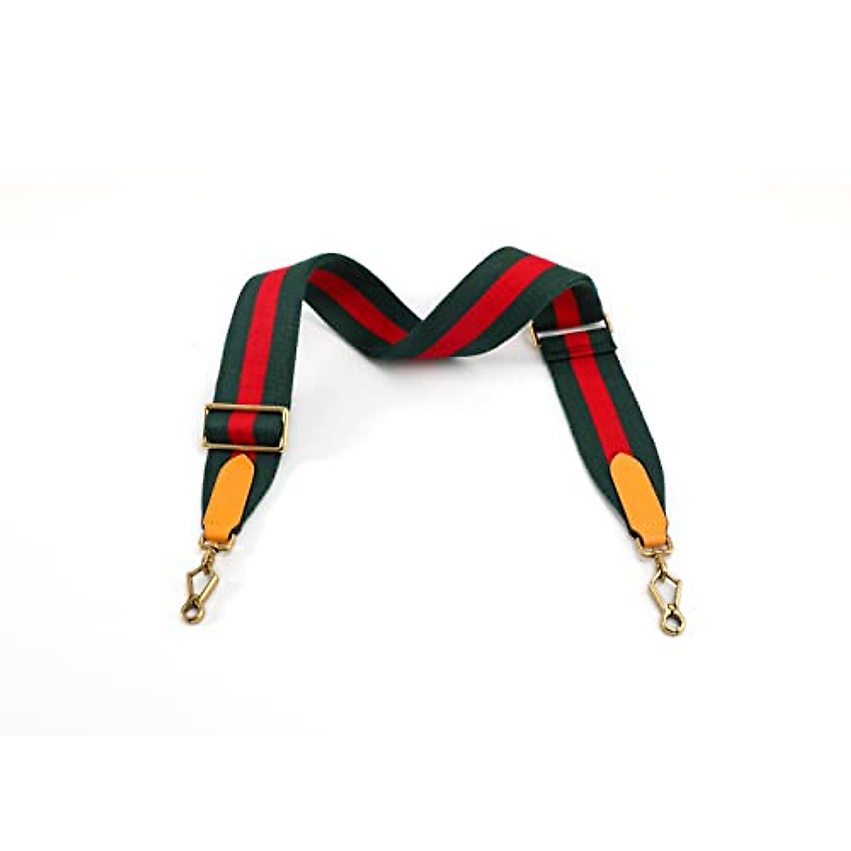 GOXTECH Wide Shoulder Strap Adjustable Replacement Crossbody Purse Handbag (Orange Leather Head )