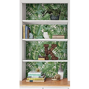 NuWallpaper NU2906 Maui Peel & Stick Wallpaper, Green