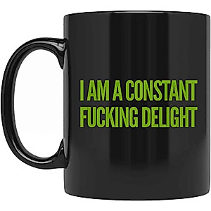 I Am A Constant Fucking Delight Mug Funny Snarky For Women Sarcastic Quote Saying Unique Humor Apologizing Funk This Present With Adult Language Girl Best Friend Q728NJ