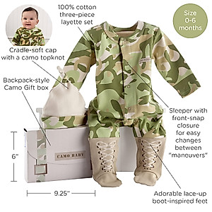 Baby Aspen, Baby Ballerina Two-Piece Layette Set in Gift Box, Newborn Onesie, Baby Halloween Costume, 0-6 Months