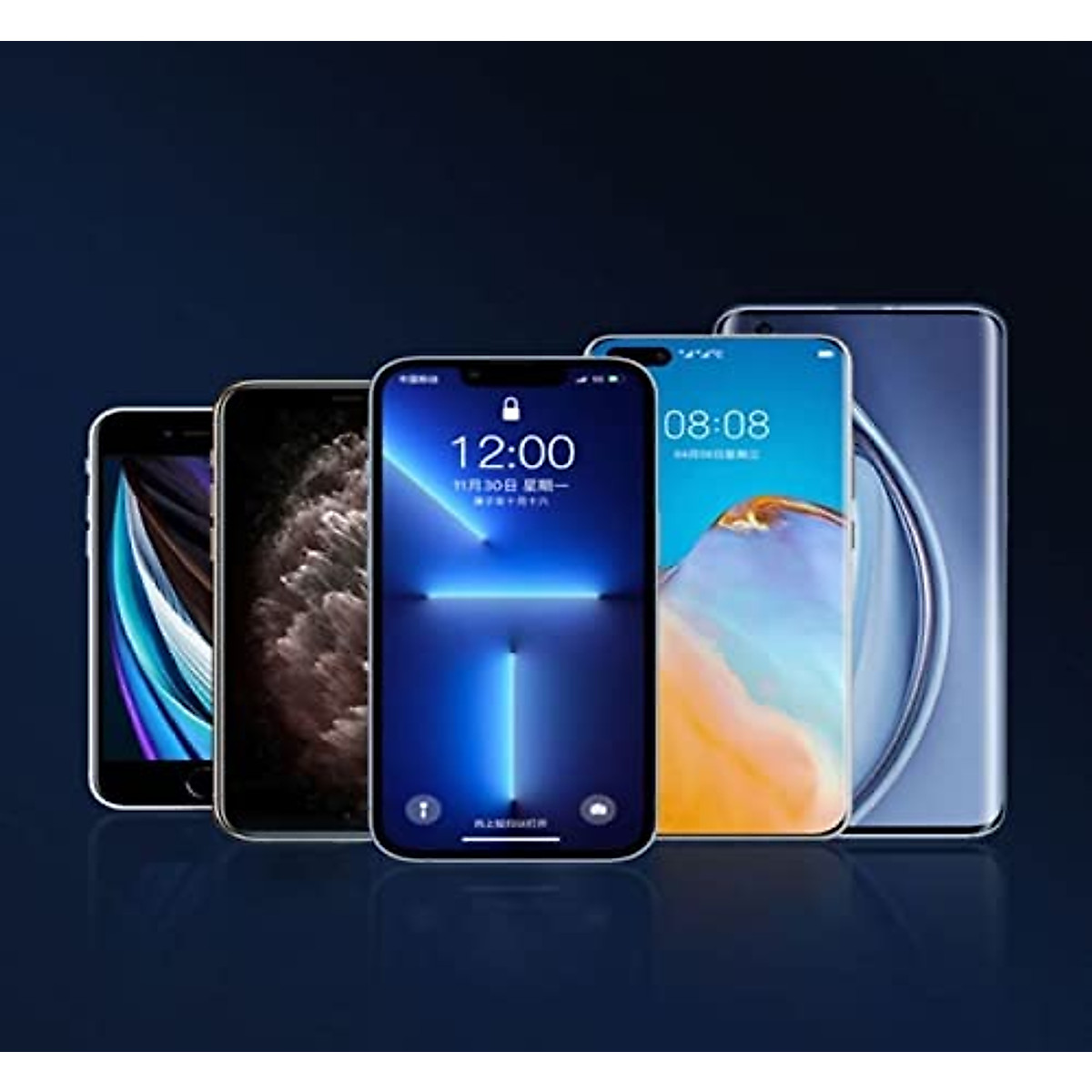 CJCTX Rear View Mirror Phone Holder for Car / 360° Rotatable and Retractable Car Phone Holder / 2022 Phone Mount for Car Like iPhone Samsung Smartphones