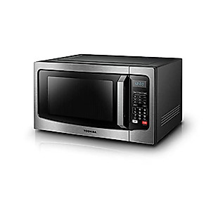 TOSHIBA 3-in-1 EC042A5C-SS Countertop Microwave Oven, Smart Sensor, Convection, Combi., 1.5 Cu. ft with 13.6 inch Removable Turntable for Family Size, Mute Function & ECO Mode, 1000W, Stainless Steel