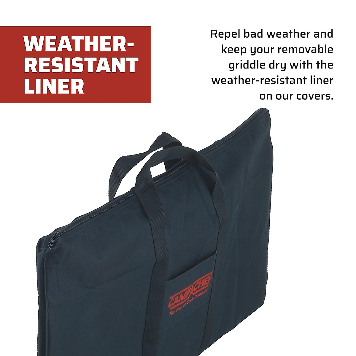 Camp Chef FTG600P Griddle Carry Bag - Easily Carry the Portable Flat Top Grill 600's Removable Griddle - Carefully Transport Your Griddle - Durable, Secure Carry Bag