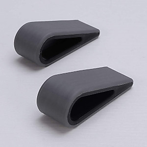 jojofuny 2Pcs Universal Laptop Computer Keyboard Stands Anti-Slip Silicone Tilting Wedge Riser Holder Portable Ventilated Stand for Notebook