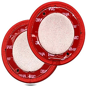 Professional Headphone Replacement Ear Pads for Beats Solo 2 & 3 Wireless ON-Ear Headphones | Does NOT Fit Beats Studio, Enhanced Foam, Luxurious PU Leather QOQOON Preminum Ear Pads Cushions (Red)