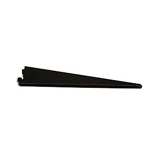 Rubbermaid Twin Track System Bracket, 11.5", Black, Adjustable Custom Closet Organization, Heavy Duty