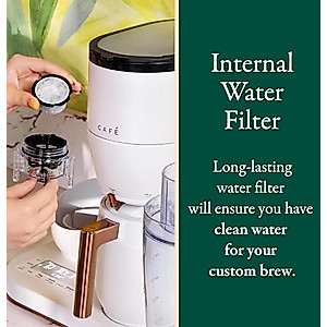 Café Specialty Grind and Brew Coffee Maker, Single-Serve Option, 10-Cup Thermal Carafe, WiFi Enabled Technology, Smart Home Kitchen Essentials, SCA Certified, Barista-Quality Brew, Matte Black