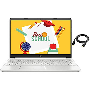 HP 2021 Thin Laptop 15.6" FHD, 11th Gen Intel i5-1135G7(Beat i7-1065G7) 16GB RAM 512GB SSD, Micro-Edge Display, Webcam, Bluetooth, HDMI, Wi-Fi, Windows 10(Free Upgrade to Windows 11)| VAATE Bundle