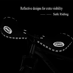 Handlebar Mittens- Windproof & Waterproof Fat Bike Bar Covers - Commuter Mountain Road Bicycle Bar Warmer Covers for Winter Cycling (Mountain Style)