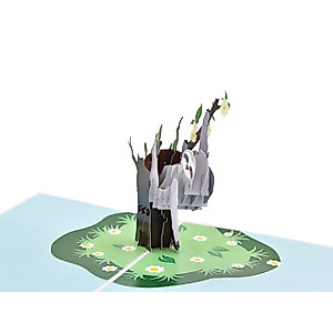 Sloth 3D Pop Up Card, Birthday Card, Lazy Day Card, Animal Lover Card, Retirement Card, Kids Party Card