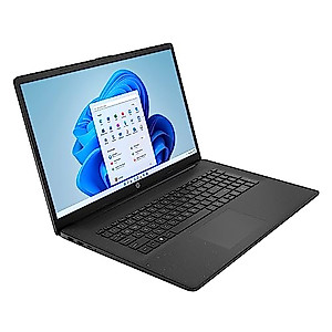 HP Laptop 17 17.3" FHD (1920 x 1080) Laptop Computer - AMD Ryzen 7 7730U 8-Core up to 4.50 GHz Processor, 32GB DDR4 RAM, 4TB NVMe SSD, AMD Radeon Graphics, Windows 11 Pro, Black