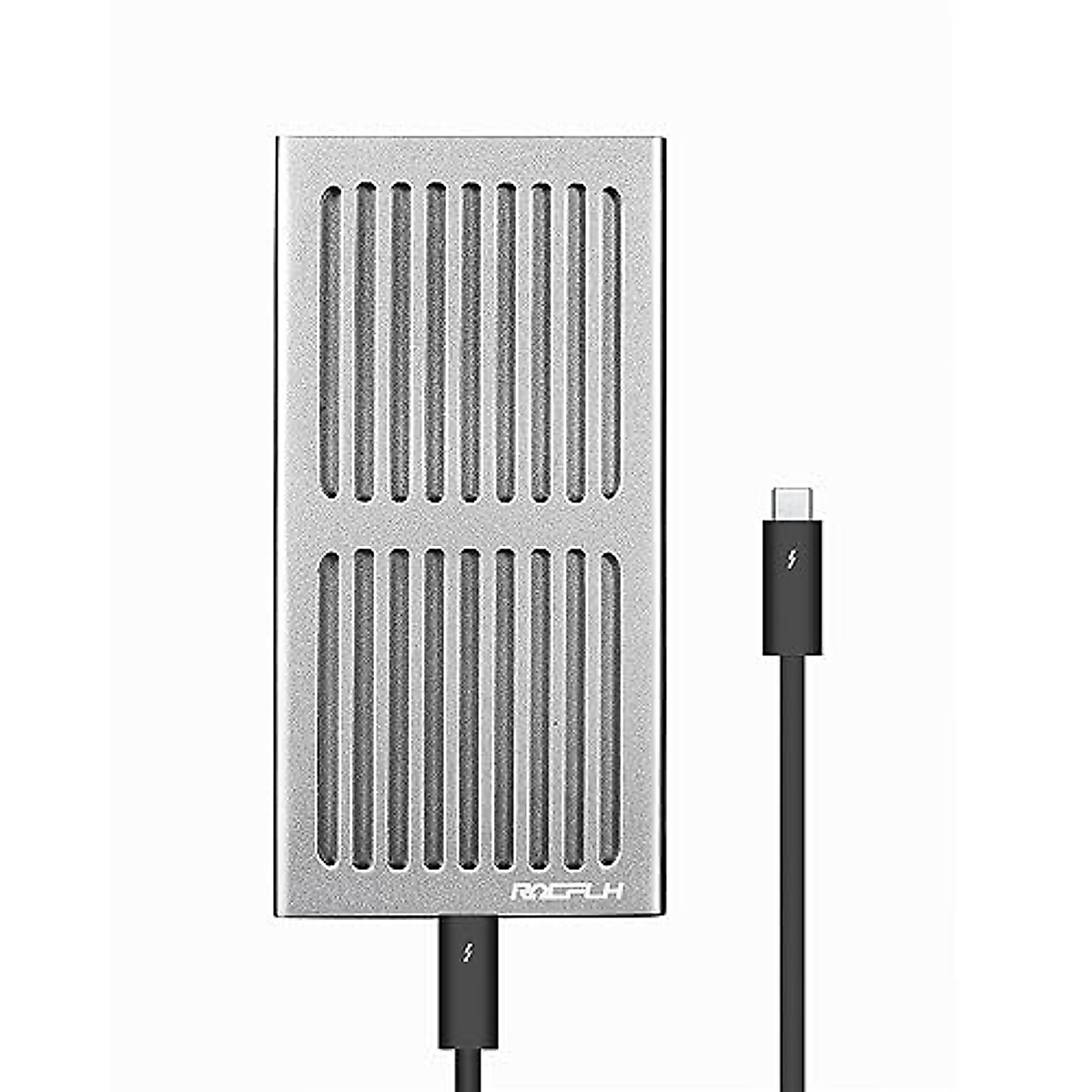 ROCFLH OPQ7 2T Portable External SSD - Up to 3000MB/s, Thunderbolt 3/4 (40Gbps), USB-C (10Gbps) - for Apple M1 Mac and PC Desktop Laptop (OPQ7-2000G)