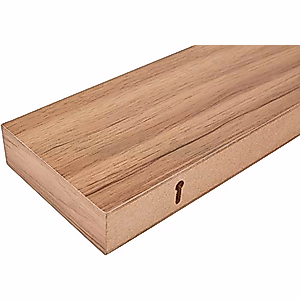 Kiera Grace kieragrace KG Maine Floating Shelves-Golden Oak, 12", 16", 24", Set of 3 Wall Organization