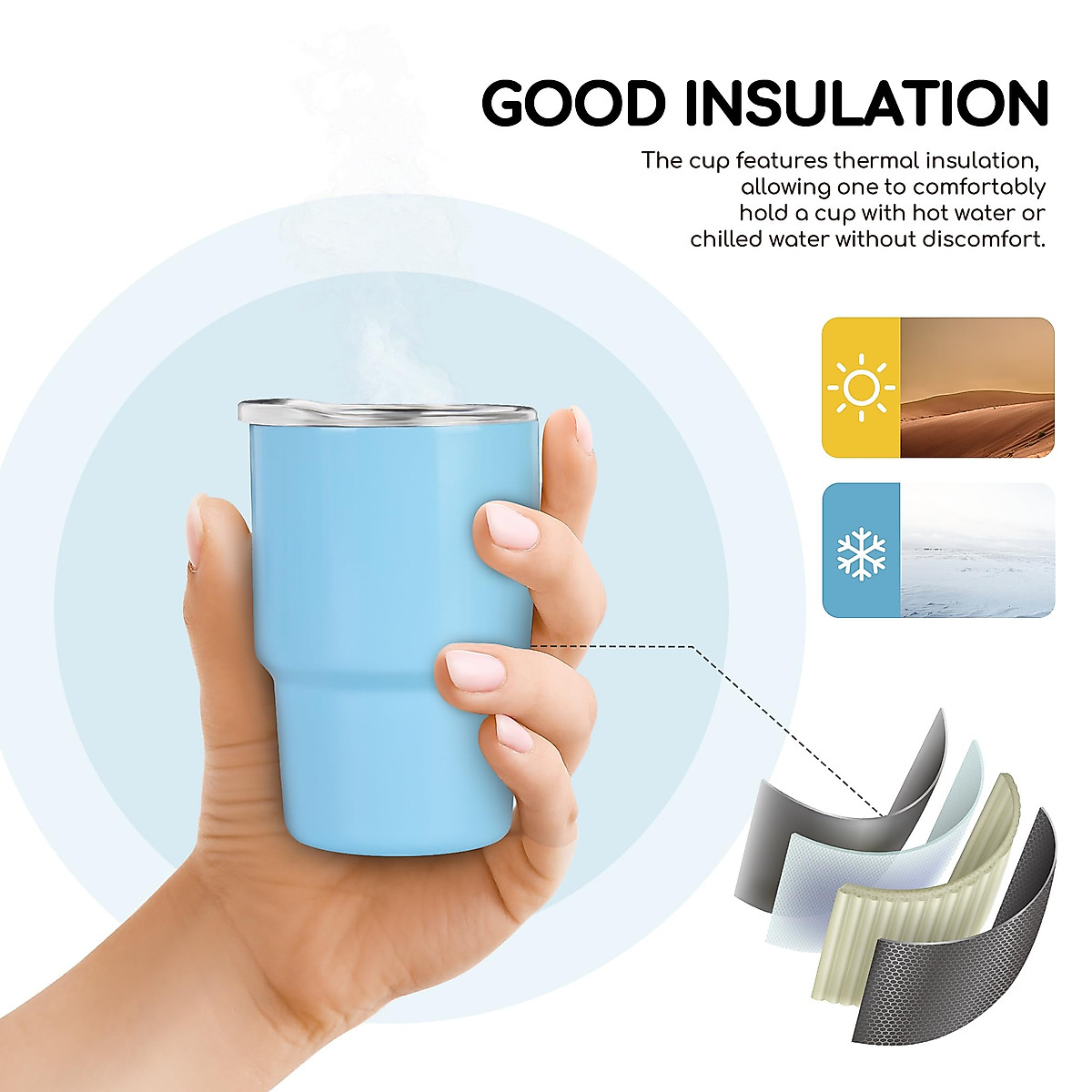 6 Pack Mini Stanley Cup with Colored Sleeves, 3oz Mini Tumbler Shot Glass with Straw, Lid and Acrylic Chains, Small Stainless Steel Insulated Sublimation Shot Glasses for Bachelorette Party Hot & Cold