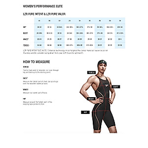 Speedo 8772400000324 Intent Open Back Kneeskin Black/Rose Gold 24