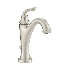 American Standard 7106101.295 Patience Single Hole Bathroom Faucet, Brushed Nickel