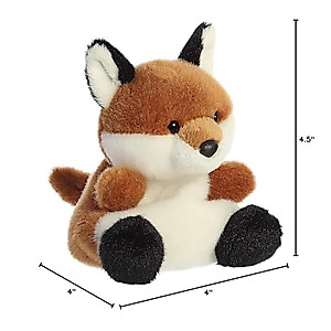 Aurora® Adorable Palm Pals™ Sly Fox™ Stuffed Animal - Pocket-Sized Play - Collectable Fun - Brown 5 Inches