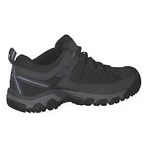 KEEN Men's Targhee 3 Low Height Waterproof Hiking Shoes, Steel Grey/Captains Blue, 8
