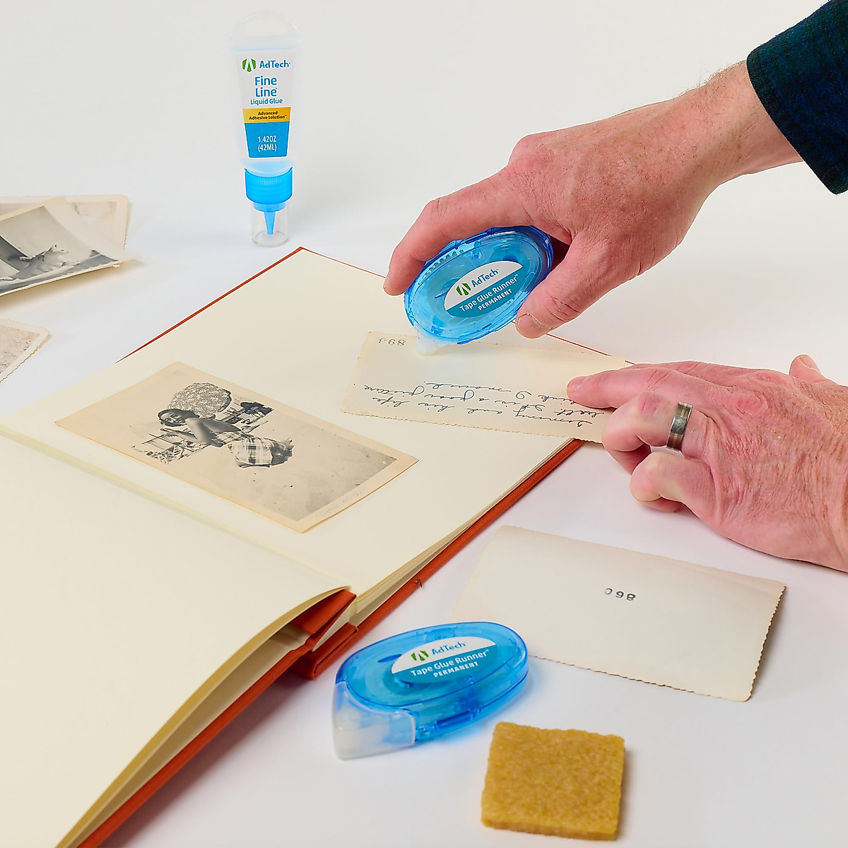 AdTech 5603 Permanent Crafter's Tape, 0.31" x 315", Pack of 4