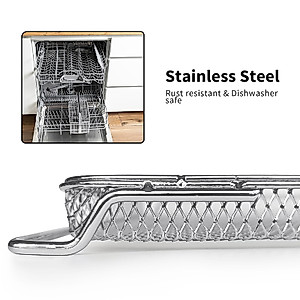 Air Fryer Oven Basket, Original Replacement Baking Trays for NINJA DT201 DT251 Foodi Digital Air Fryer Oven, Mesh Basket, Ideal Accessories for Air Frying and Dehydrating