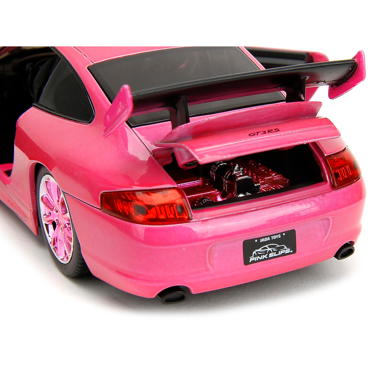 911 GT3 RS Pink Metallic with Pink Wheels Pink Slips Series 1/24 Diecast Model Car by Jada 34847