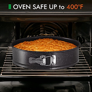 MAISON ARTS 30-Piece Pots and Pans Set - Kitchen Cookware & Bakeware Sets with Nonstick Granite Coating, Baking Pans and Frying Pans set