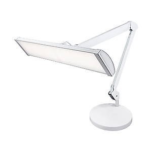 Neatfi 3,500 Lumens Ultra Task Lamp, 26 Inches Metal Lamp, Dimmable, 45W Super Bright LED Desk Lamp, 270 Pcs SMD LEDs (Non-CCT with Base, White)