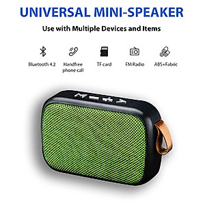 Tek Styz Speaker Compatible with Your Bose SoundSport Fabric Design 3W Playtime 6H Indoor, Outdoor Travel (Green)