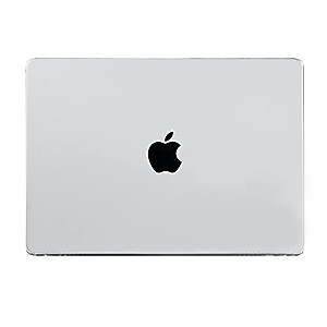 EooCoo Compatible with New MacBook Air 13.6 inch Case 2022 A2681 M2 Chip with Retina Display，Plastic Hard Shell Case + TPU Keyboard Skin Cover + Polishing Cloth + Screen Protector - Crystal Clear