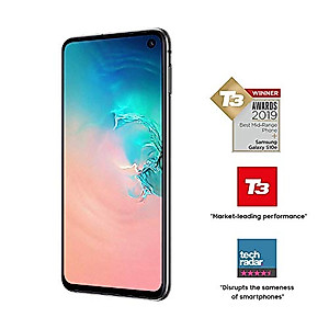 SamsungGalaxy S10e 128GB SM-G970F Factory Unlocked (Prism White) (Renewed)