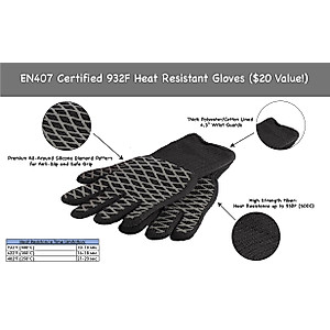 PitMaster King Cast Iron Pizza Stone 4-Pk Complete Kit