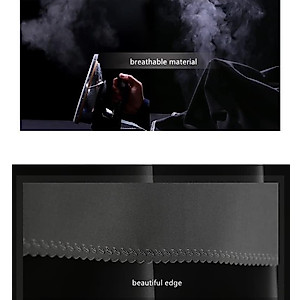 Lightolife Thickened Blackout Bunk Bed Curtains for Bottom Full, Install Accessory Included, 2 Panels, Black 47.2in