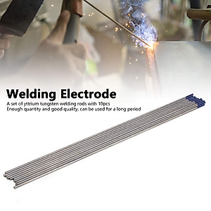 Welding Electrode, 1.6mm Rod Yttrium Tungsten Electrode WY20 Blue for Welding Thin Steel Blue
