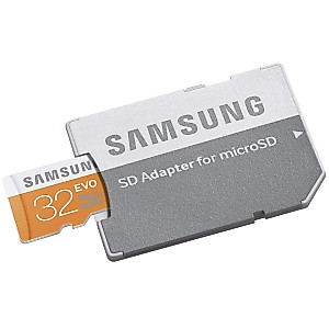 Samsung 32GB up to 48MB/s EVO Class 10 Micro SDHC Card with Adapter (MB-MP32DA/AM)