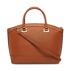 Anne Klein New recruits ak Dome Satchel, Ginger Biscuit