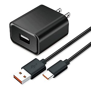 Fast Wall Charger 5FT USB C Charging Cable Cord for JBL Flip 6 Flip 5 JBL Charge 4, 5, Clip 4, GO 3, JBL Xtreme 3, JBL Pulse 4 JRPOP Endurance Peak II Wireless Bluetooth Speakers JBL headphones orange