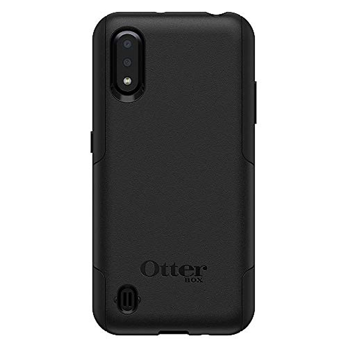 OtterBox Samsung Galaxy A01 Commuter Series Lite Case - BLACK, slim & tough, pocket-friendly, with open access to ports and speakers (no port covers),