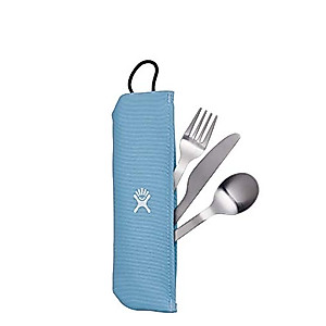 Hydro Flask Flatware Set - Stainless Steel Portable Travel Camping Dinnerware Silverware Eating Utensils Outdoor Kitchen