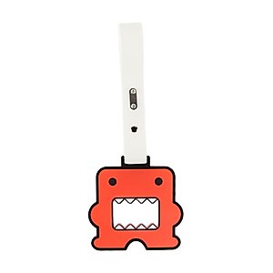 Q1-TECH, JDM Tsurikawa Ring Japanese Subway Train Bus Car Handle Cute Anime Cartoon Handle Hand Strap Rear Front Bumper Warning Rings Drift Charm Drift Car Accessory (Domo-ORWH)