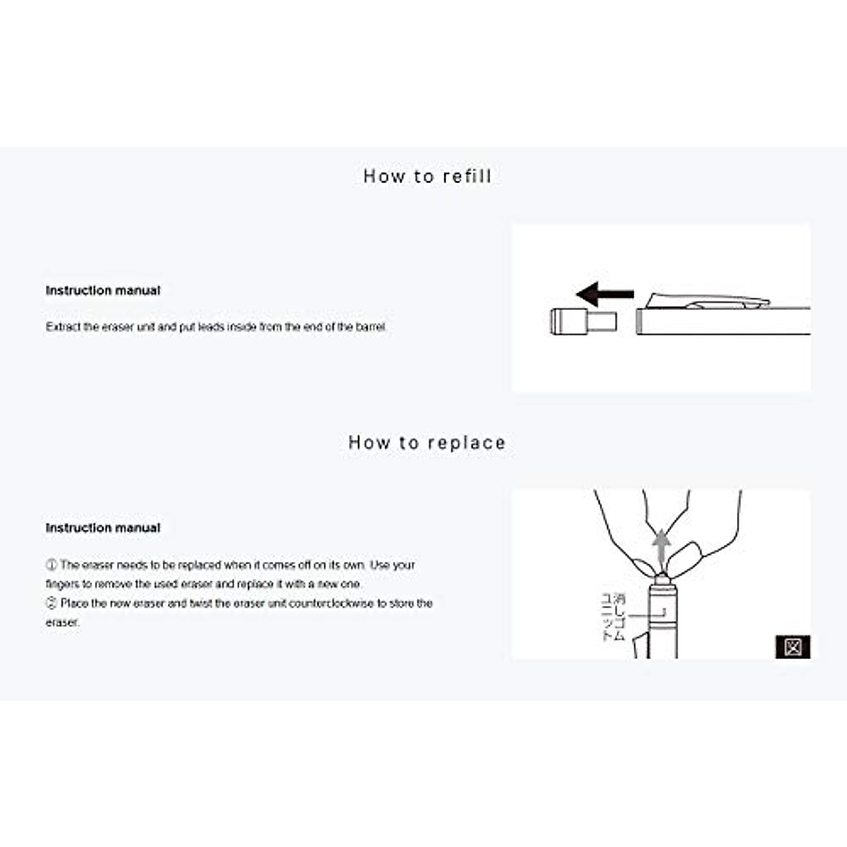 Tombow Mechanical Pencil, Monograph 0.5mm, White (DPA-134A)