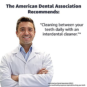 Amazon Basics Interdental Picks, 100 Count, 1 Pack