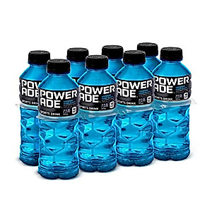 POWERADE, Electrolyte Enhanced Sports Drinks w/ vitamins, Mountain Berry Blast, 20 fl oz (pack of 8)