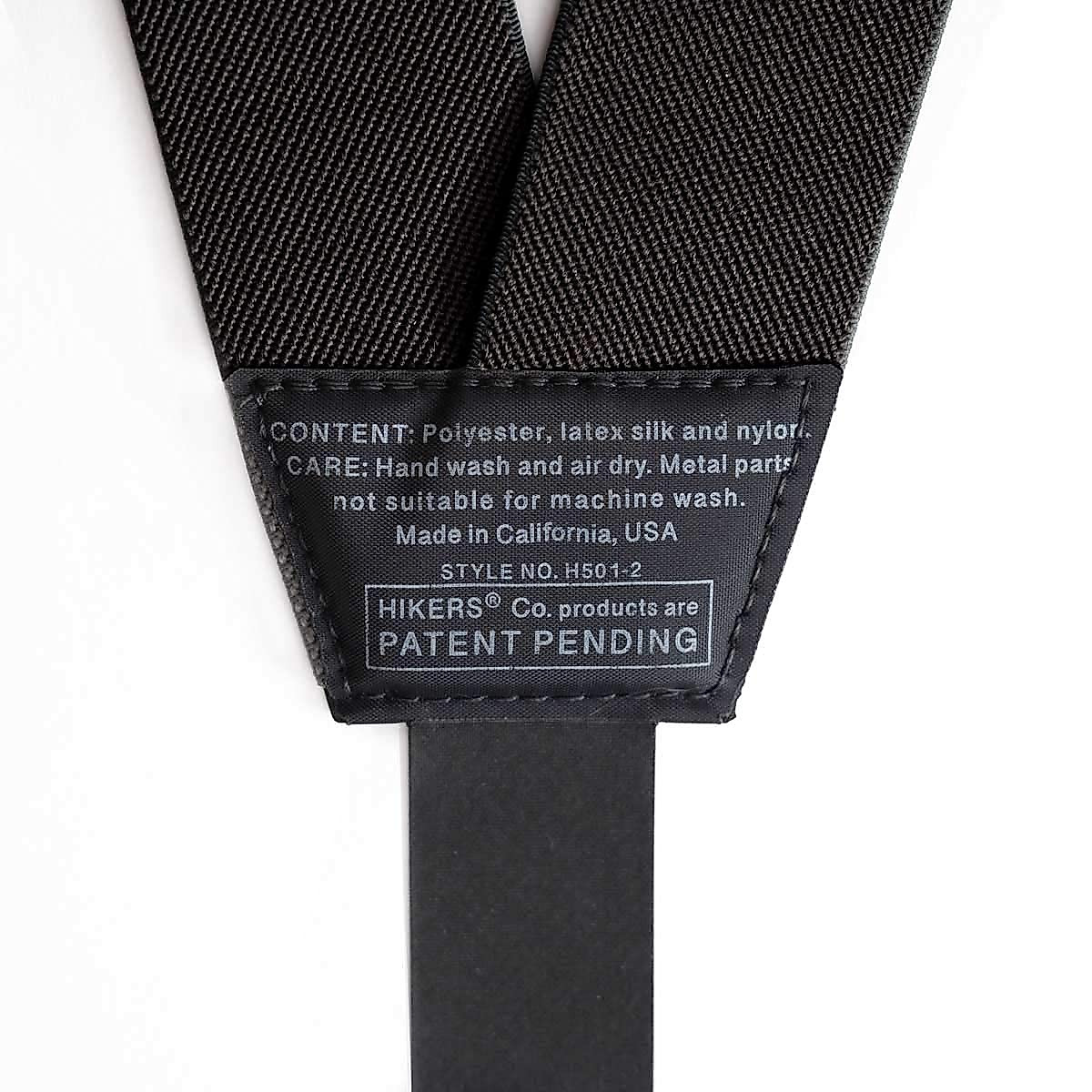 HIKERS - Original Hidden Suspenders for Men Under Clothes - Button Fly