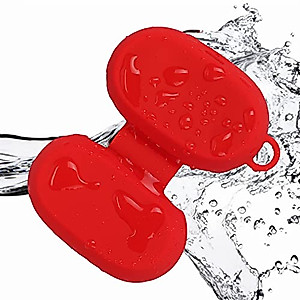 Silicone Case Cover for Jabra Elite 7 Pro/Elite 7 Active True Wireless Earbuds, Anti-Scratch Jabra Elite 7 Pro Case Replacement with Keychain(Yellow)