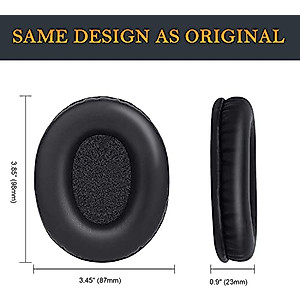 Zotech Replacement Earpads for Sony MDR 7506 Earpads Cushions, Noise Isolation Over Ear Headphone Pads Fit for Sony MDR V6/ MDR V7/ MDR-CD900ST Protein Leather & Memory Foam