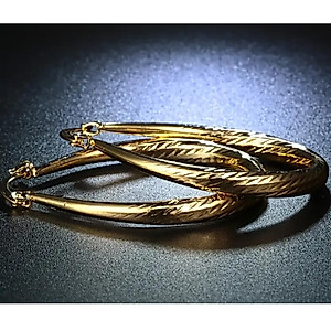 Lightweight Teardrop Hoop Earrings for Women