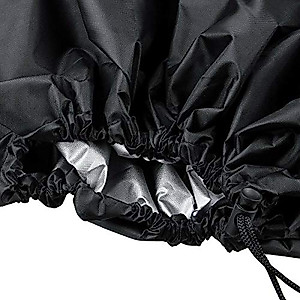 Zhanfashion Waterproof Grill Cover for Cuisinart CCG190RB Portable Charcoal,Waterproof Grill Cover for Weber 10020 Smokey Joe 14-Inch Portable Grill Windproof Snow Dust Protection