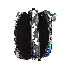 Kate Spade Jae Bold Blooms Small Camera Bag Crossbody Bag Purse Handbag, Black Multi